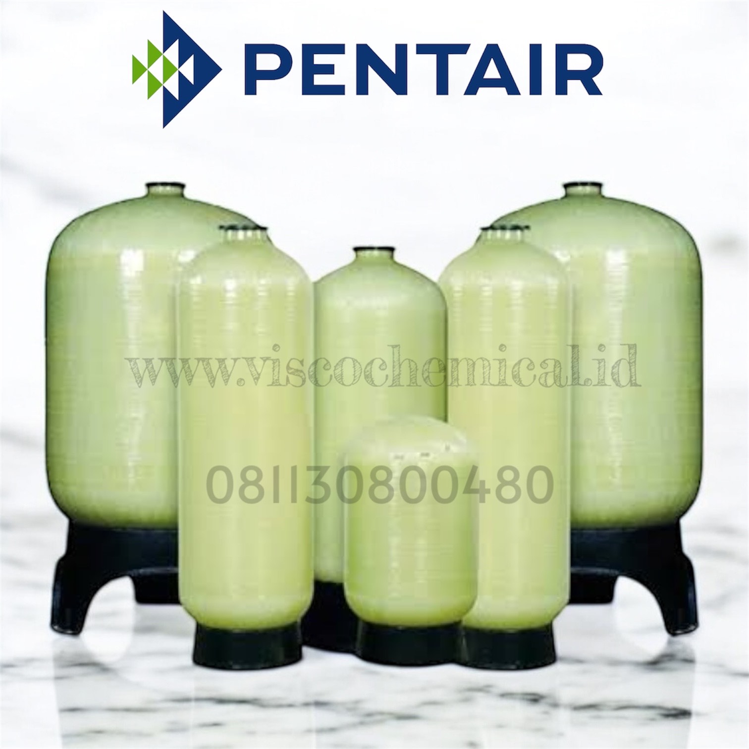 FRP Tank Merek PENTAIR – PT. VISCO PRIMA INDONESIA- CHEMICAL AND ...