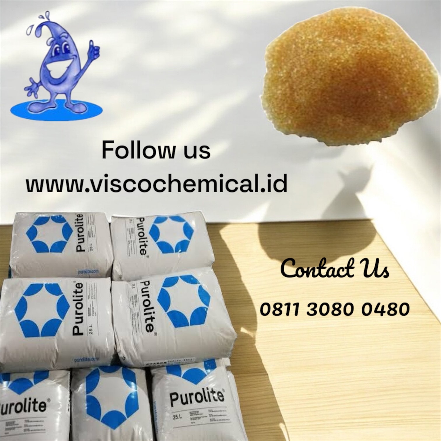 Resin Purolite C100 E – PT. VISCO PRIMA INDONESIA- CHEMICAL AND ...